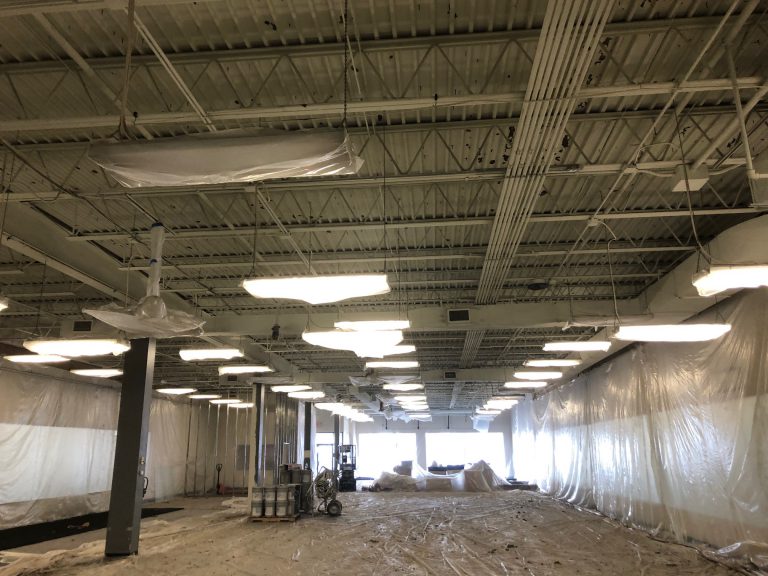 Flat Black Ceiling Spray Painting – Spray GenX LLC